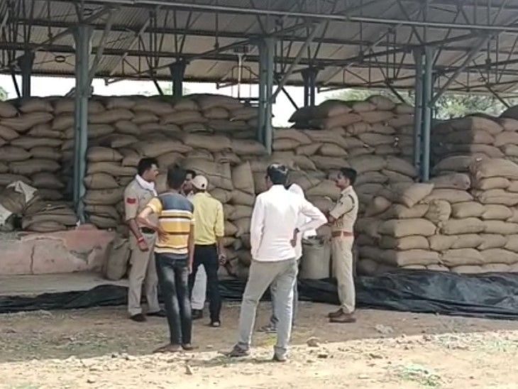 In the investigation, 1436 sacks of gram were recovered from the center ...