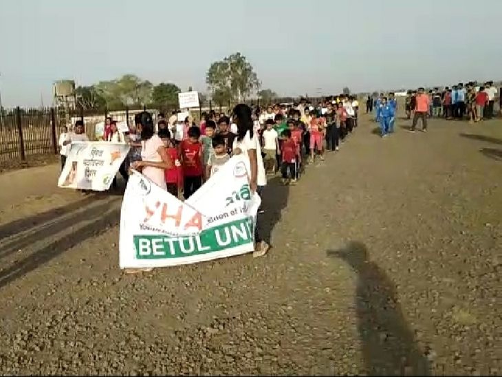 People ran from railway stadium to Mathankar lawn, resolved to plant ...