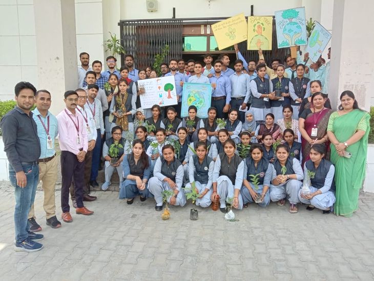 Walked around with placards written in their hands, gave a message to ...