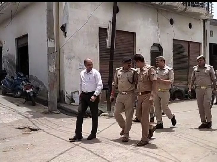 30 percent market remained closed in Mainpuri, police remained alert ...