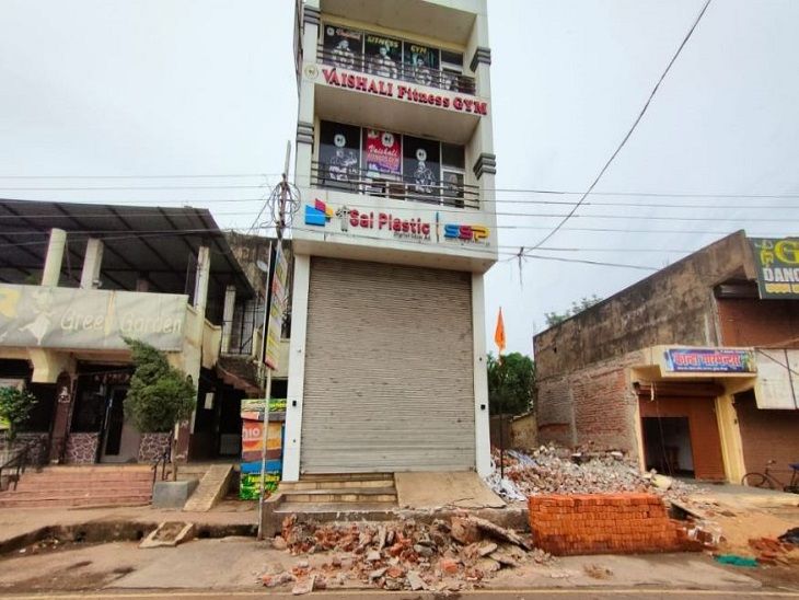 Big action of police against BJYM's District General Secretary Lokesh ...