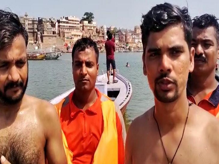 11th Battalion of NDRF rescued two youths drowning in Ganga in Varanasi ...
