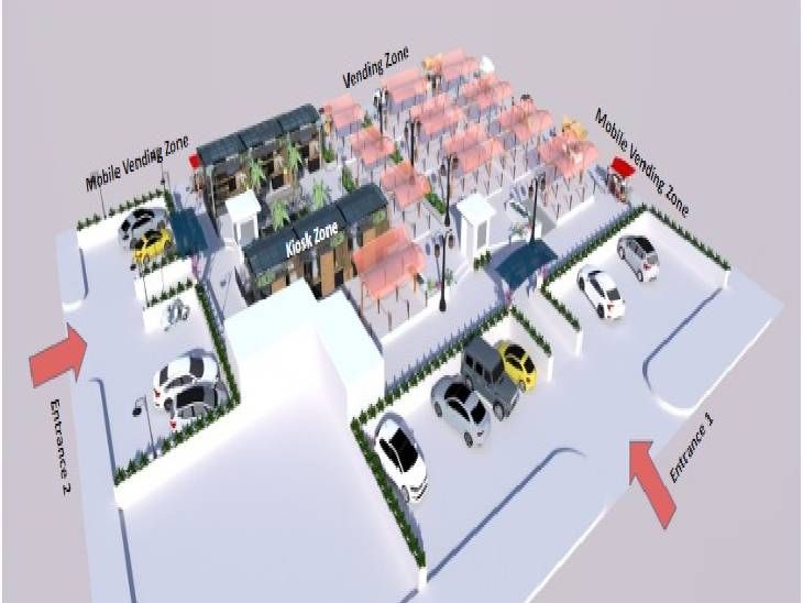 Vending zones will be built at 22 more places in Greno,Greater Noida ...