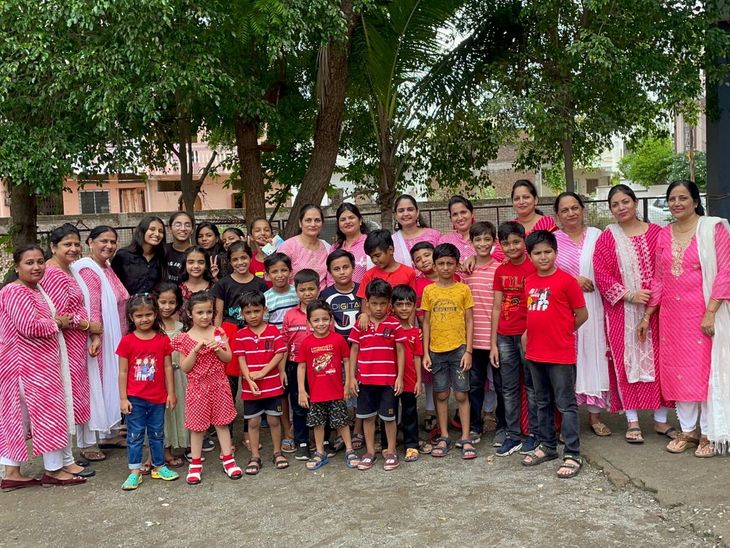 The children of Adinath Jain Pathshala planted trees, explained the ...