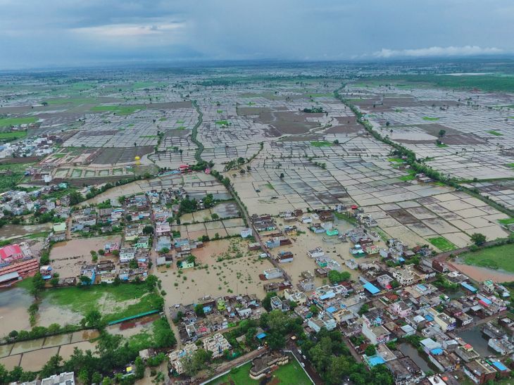 6 gates of Barna dam had to be opened in 1 day of rain, waterlogging in ...