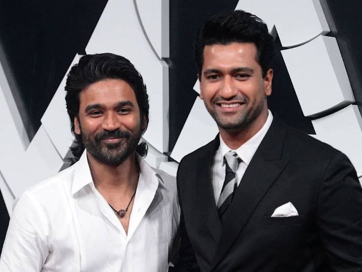 Dhanush arrived in a dhoti at the premiere of the film gray man, Vicky ...