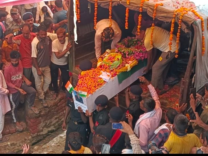 Soldier's body reached ancestral village Was deployed on the Pakistan ...