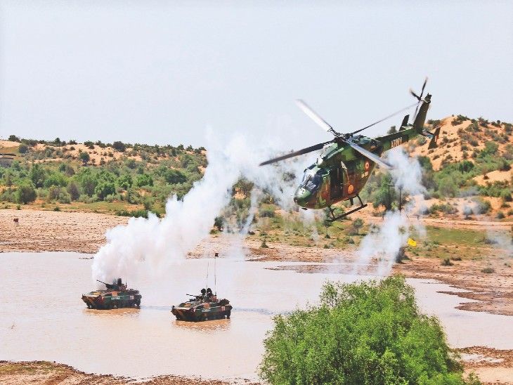 Heliborne Operation In Rajasthan; India Oman Joint Military Exercise ...