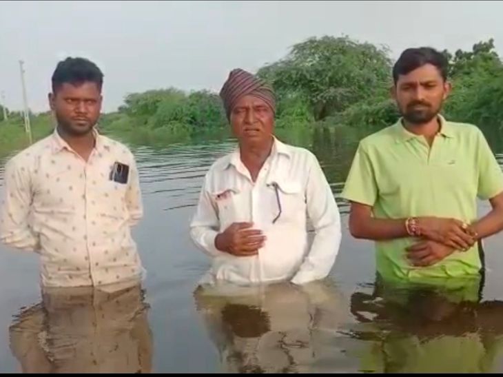 Bhatwar village of Banaskantha in the grip of flood, more than 100 ...