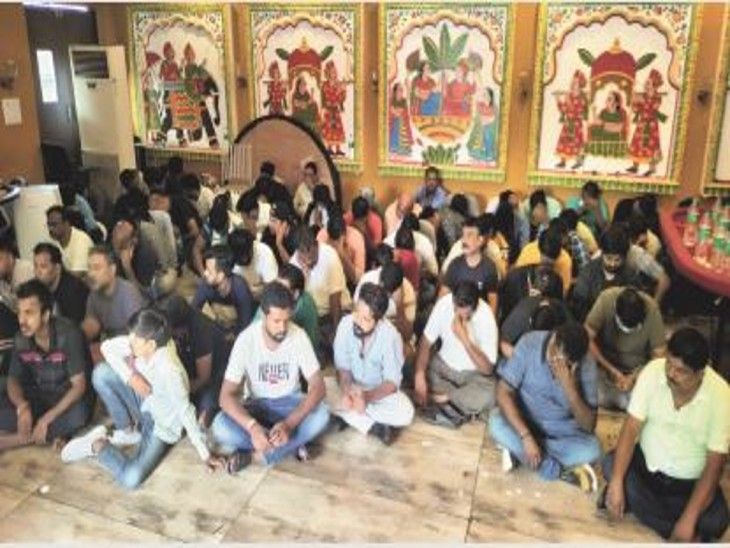 Raid in Jaipur, 13 girls also in party, high profile party in farm ...