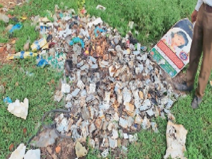 Hundreds of expired tablets found in burnt condition near Sadar Block ...