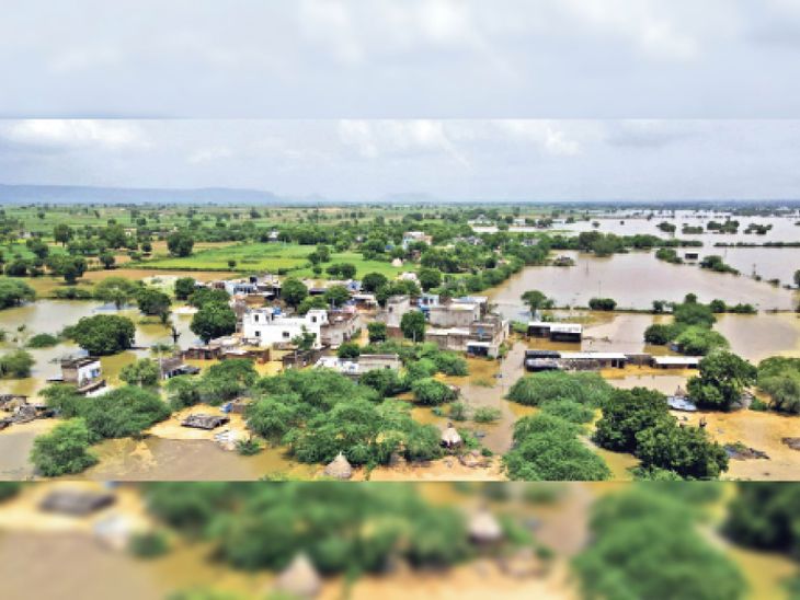 Chambal looks like this after 25 years, 27 villages become islands, MP ...