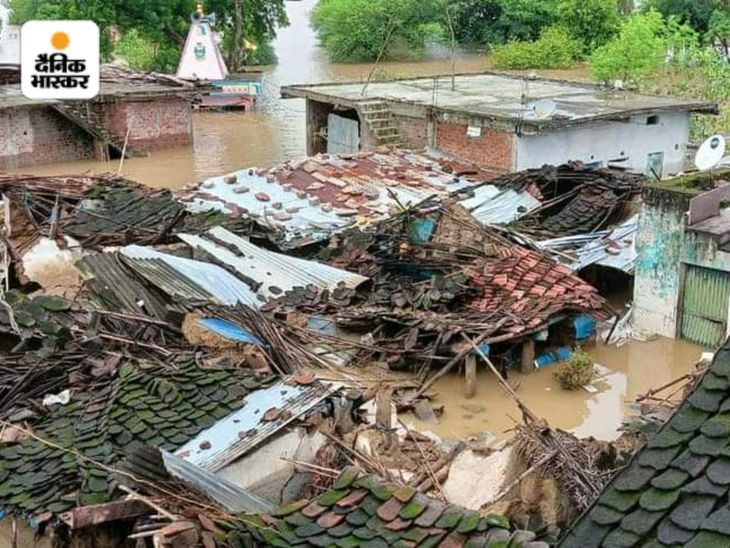 150 villages of MP submerged in floods, 45% less rain in 8 states ...