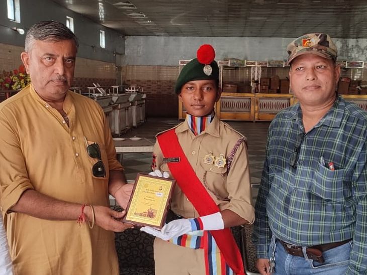 Uglesh is an NCC cadet, battalion colonel honored with sergeant rank