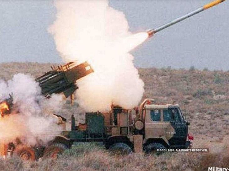 26 Nos. of Pinaka Mark Rocket successfully test fired, cycle time 60 ...