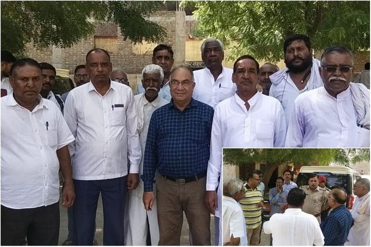 The incident created a stir in Sardarshahr, the people of the colony ...