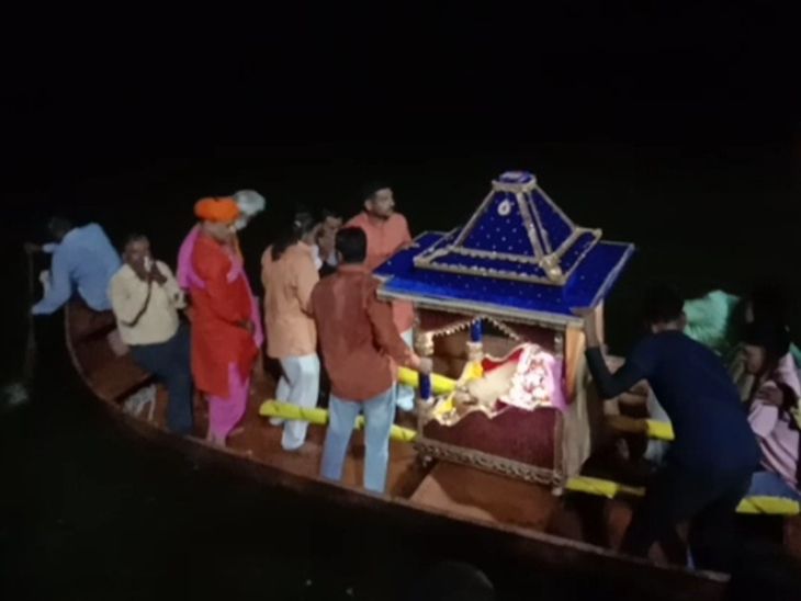 The procession took out from the temple with majestic grandeur, God ...