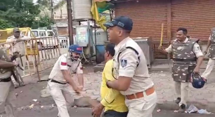 The nobles who were riding the car said - the police will burn, the ...