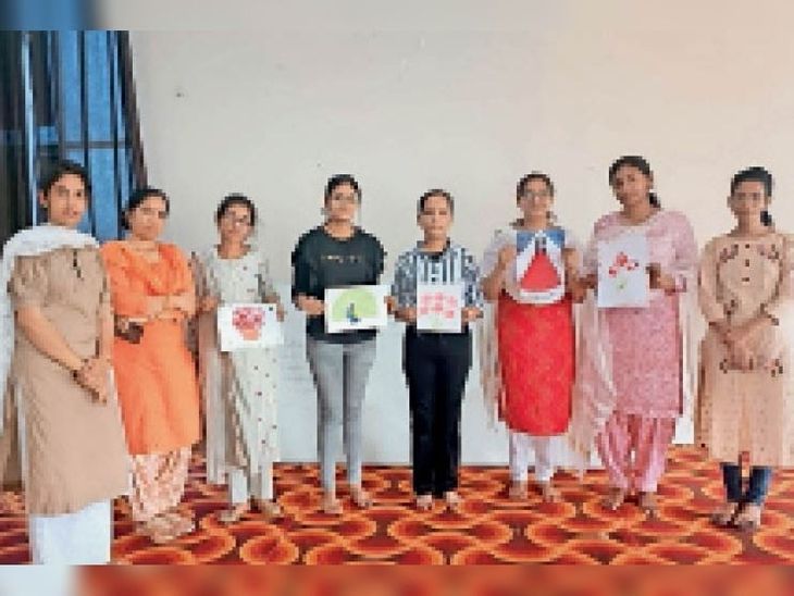 In the painting competition, Komal stood first, Nancy second and Muskan ...