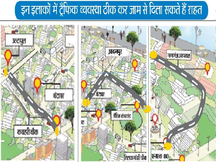 One-way traffic system will be implemented on the narrow road, action ...