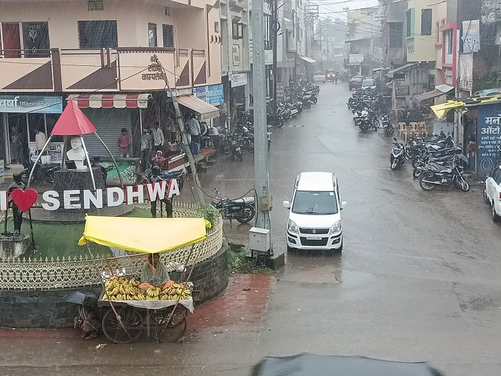 The district's highest rainfall recorded in Sendhwa, river-pond filled ...