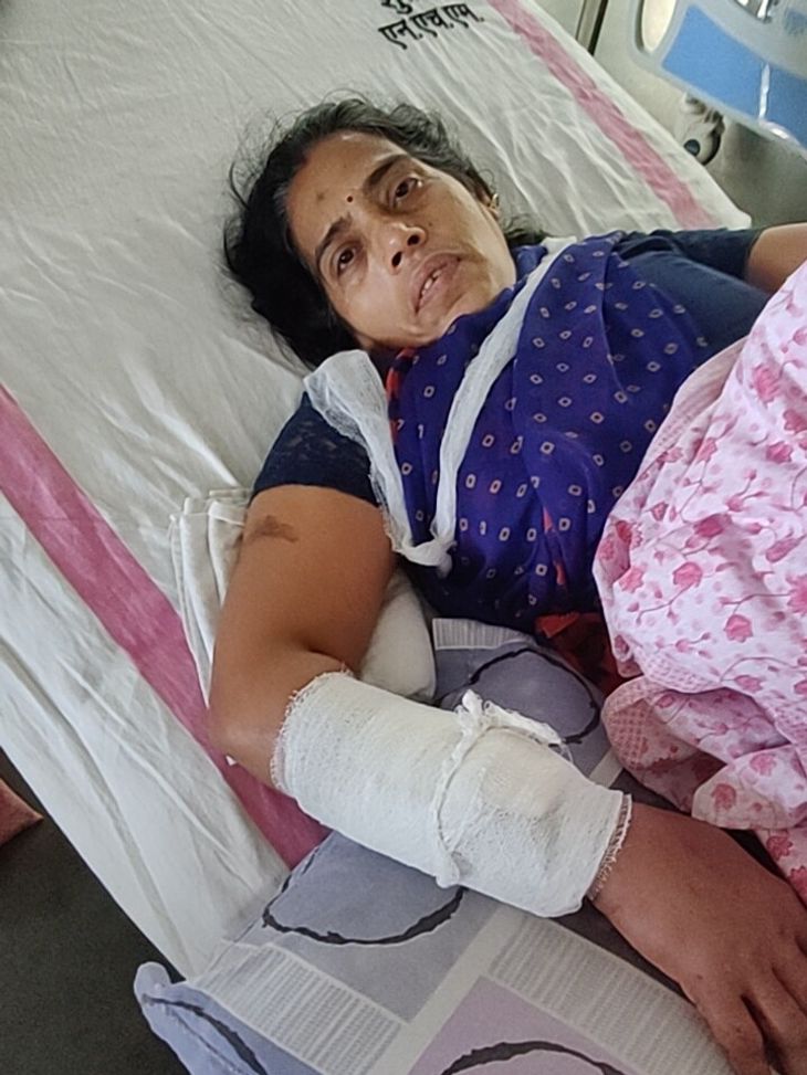 Woman's hand stuck in machine, injured admitted to district hospital ...