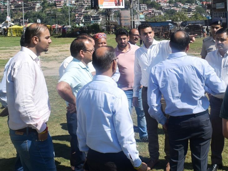 Kullu DC took stock of Dussehra ground | कुल्लू DC ने दशहरा की ...