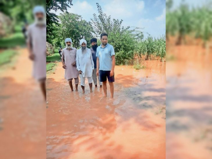 Water reached homes in many villages of Jhansa area, crisis hovered ...