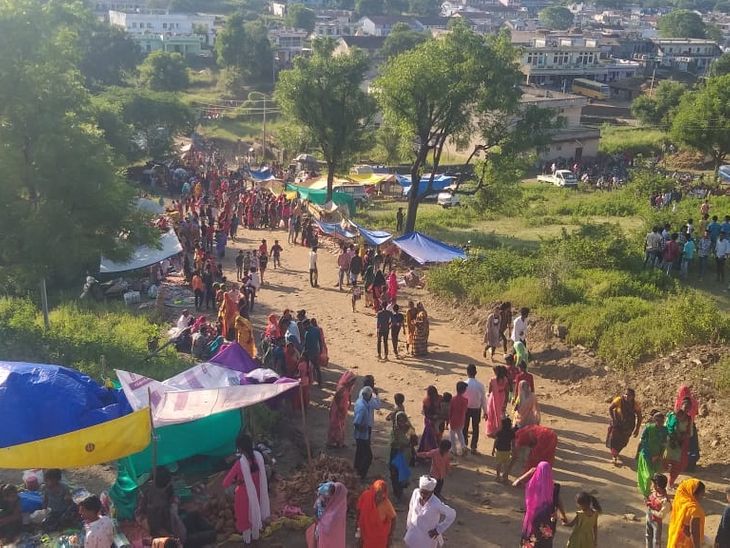 The influx of devotees gathered in the fair organized in the Kala ...