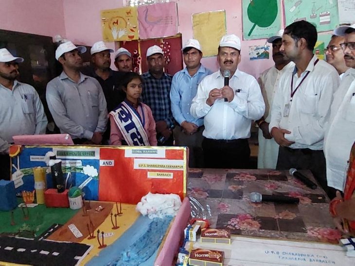 My school started the clean school, the girl recited the prayer in ...