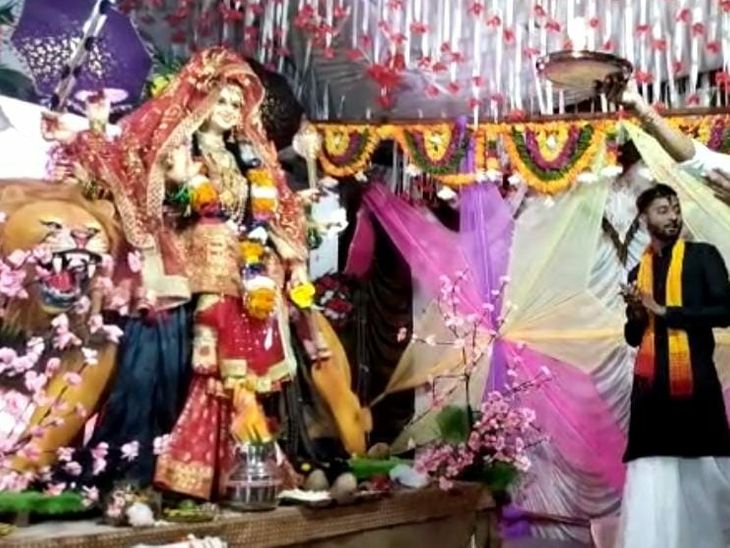 Thousands of devotees became witnesses of Khappar Aarti, the pandal ...