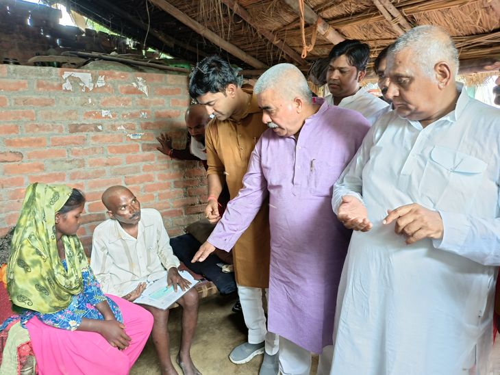 Cabinet ministers and MLAs reached Kortha village in Kanpur Two lakh ...