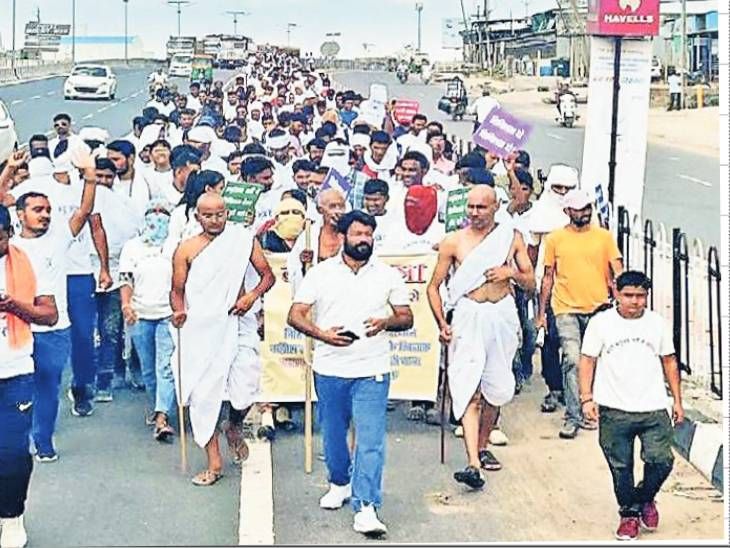 Traveled by cycle to Delhi and 150 km Dandi Yatra in Gujarat | युवाओं ...