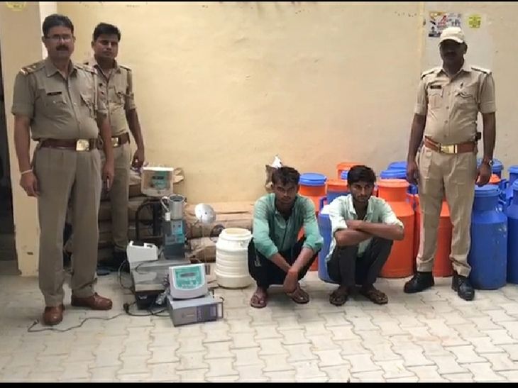 Police recovered huge quantity of milk and chemical equipment for ...