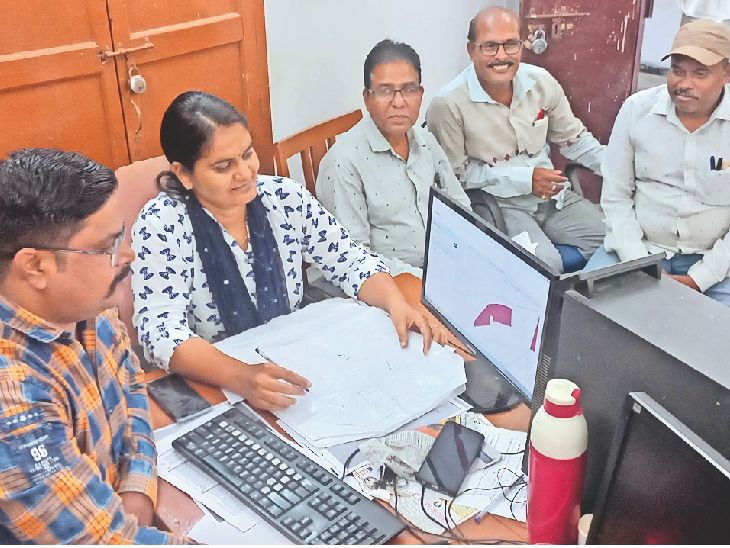 If there is any work with the Patwari, then come later, at this time he ...