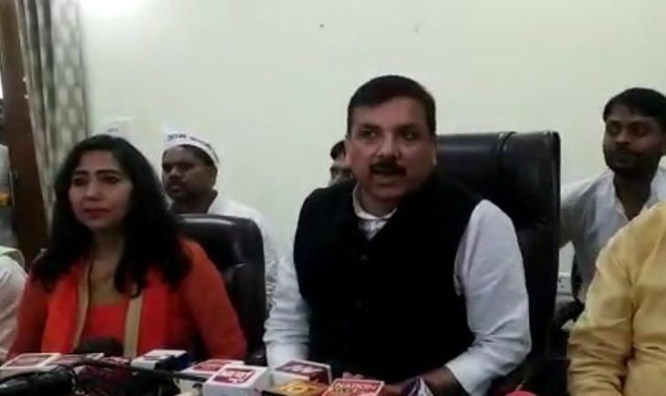 AAP leader Sanjay Singh said - corruption free municipal corporation and dirt free Agra will ...