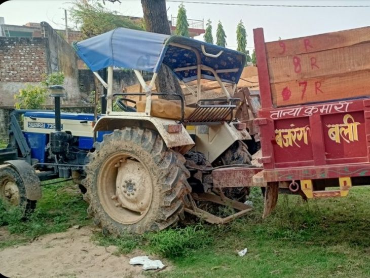 4 tractor-trolleys filled with illegal gravel seized, mafia absconding ...