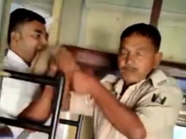 Had to ask for a ticket, there was a fierce scuffle between the two ...