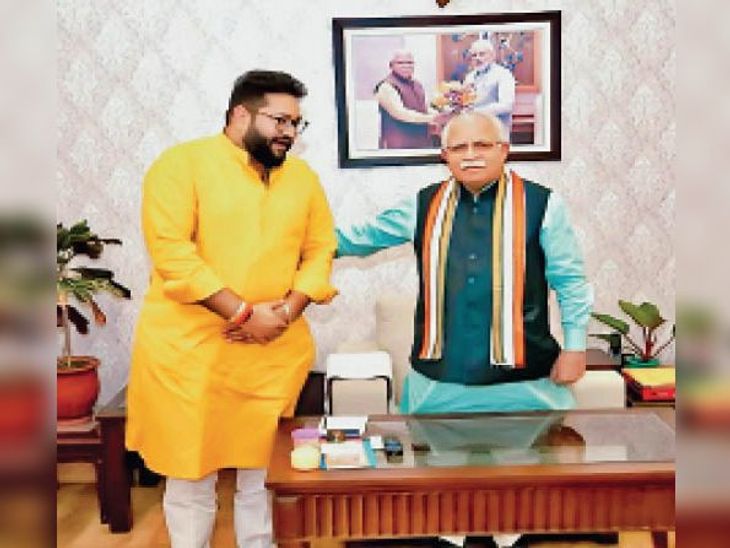 Gautam Sharma met the Chief Minister regarding the development works of ...