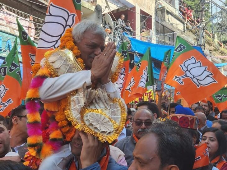 BJP's Sanjay Sood files nomination in Shimla | शिमला में BJP के संजय ...