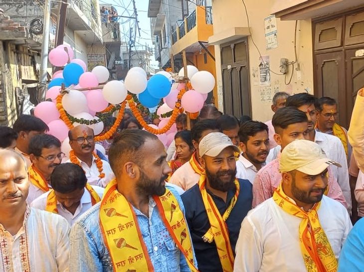 Statue of Kewat ji in Bilaspur The procession was taken out amidst the ...