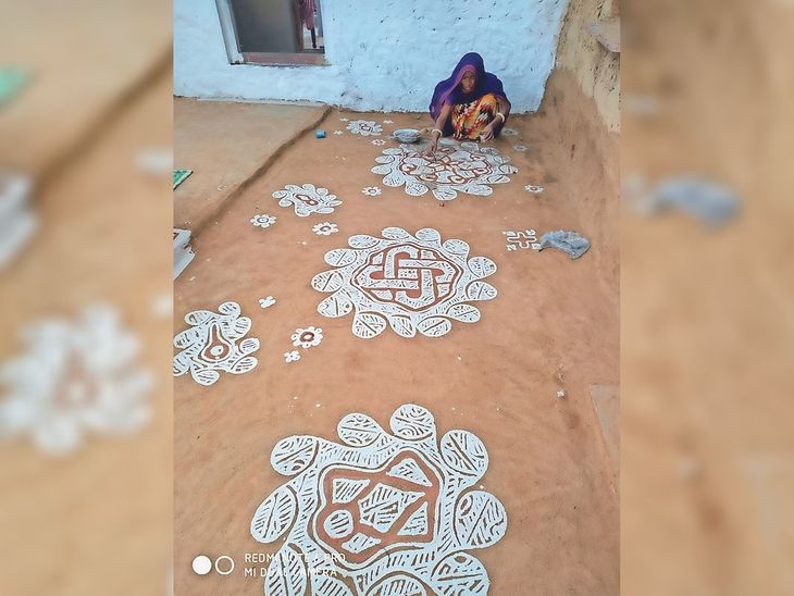 The unique tradition of Mandane, the worship of Mata Lakshmi is done ...