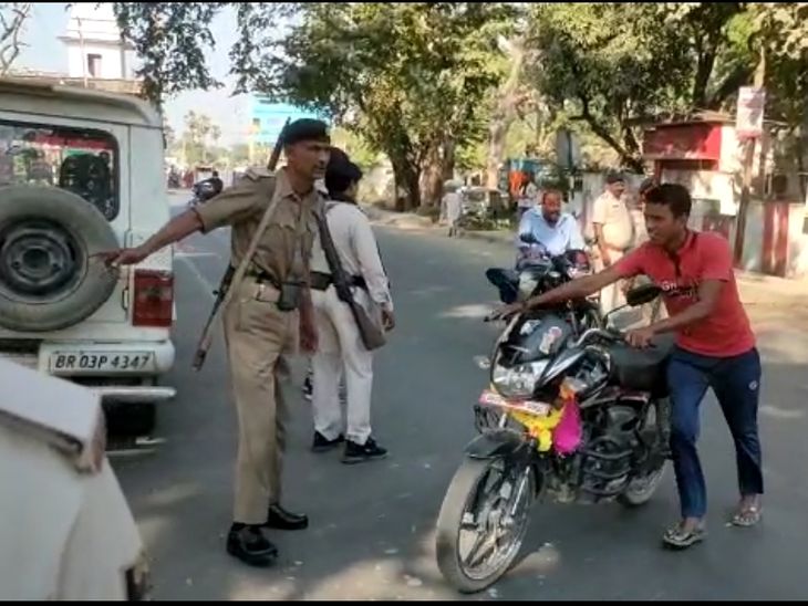 Saran police appeared active regarding Chhath Mahaparv, Vehicle ...