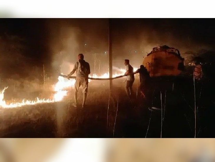 Fire breaks out at four places in Pali, fire extinguished | दीवाली की ...