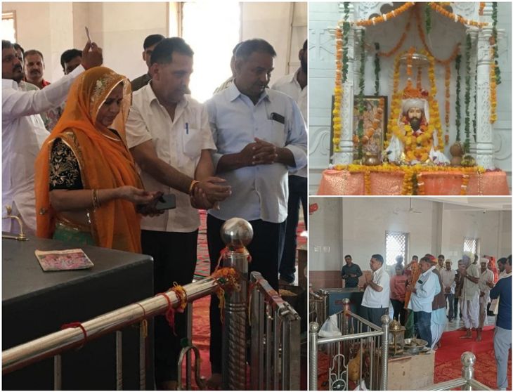 Fagi Pradhan took blessings from saints, devotees accepted Prasad