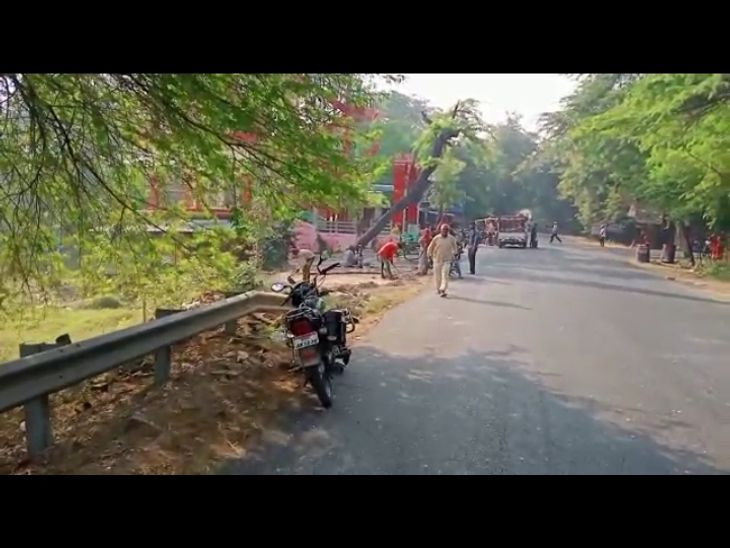 Bedi made for Chhath Puja on the banks of river Gangi, cleanliness is ...