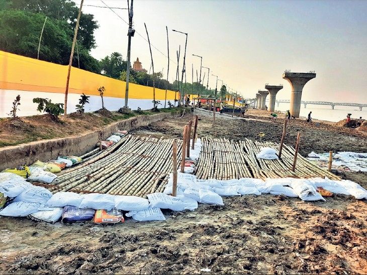 Swamp on the ghats of Patna City area, trouble due to cask at ...