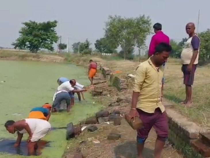 The condition of the mythical sun pond of Rahui in Nalanda is hellish ...