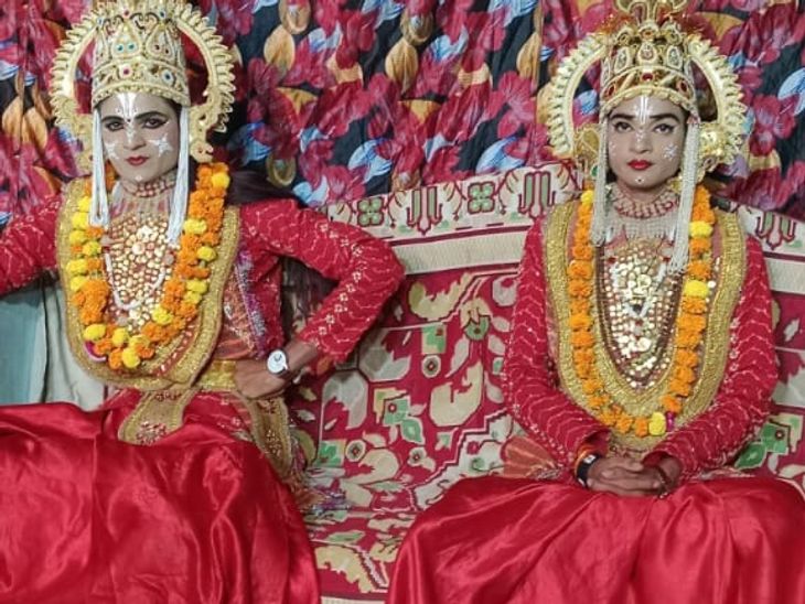 Ritual Ramlila was organized in Mau As soon as the bow was broken, the ...