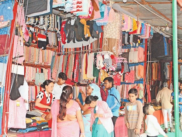 Sale of woolen clothes started, temporary markets were set up at the ...